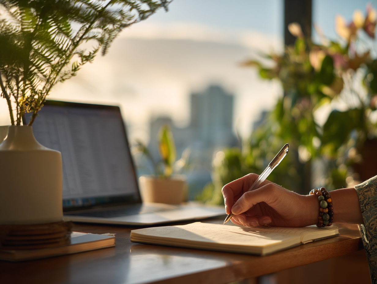 Writing at Desk - Knowledge Base